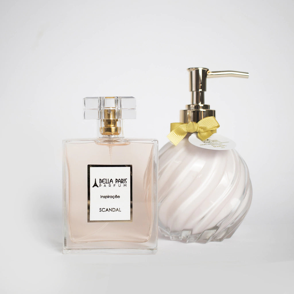 Kit Perfume e Loção Hidratante Inspiração Scandal